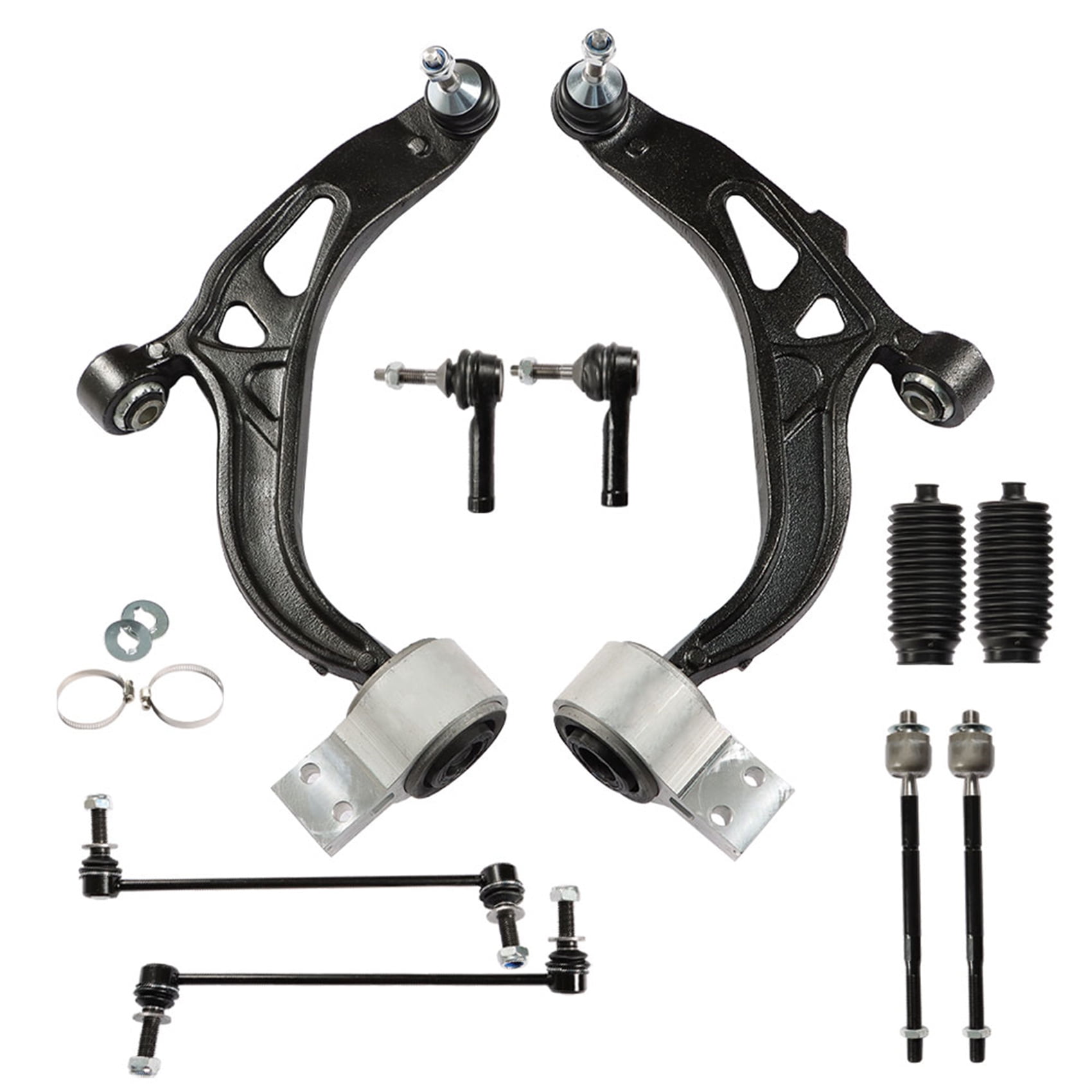 LABLT Automotive Lower Left Control Arms, Stabilizer Bar & Tie Rod End ...