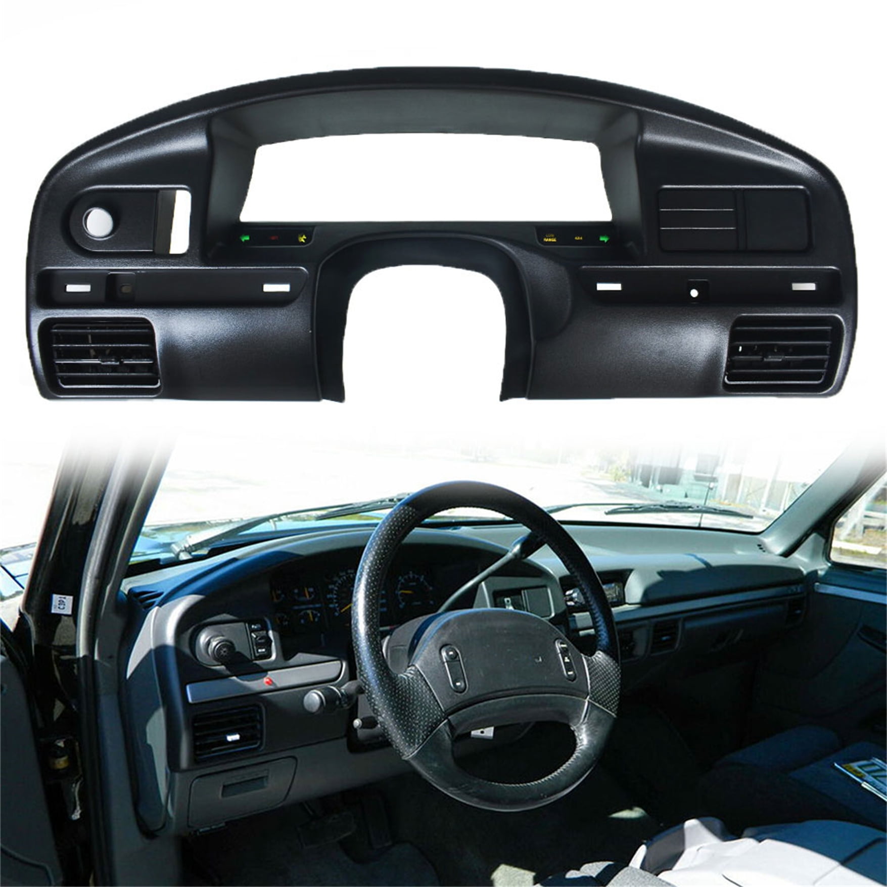 LABLT Dashboard Panel Bezel Accessory, Instrument Trim for '94-'97 Ford ...