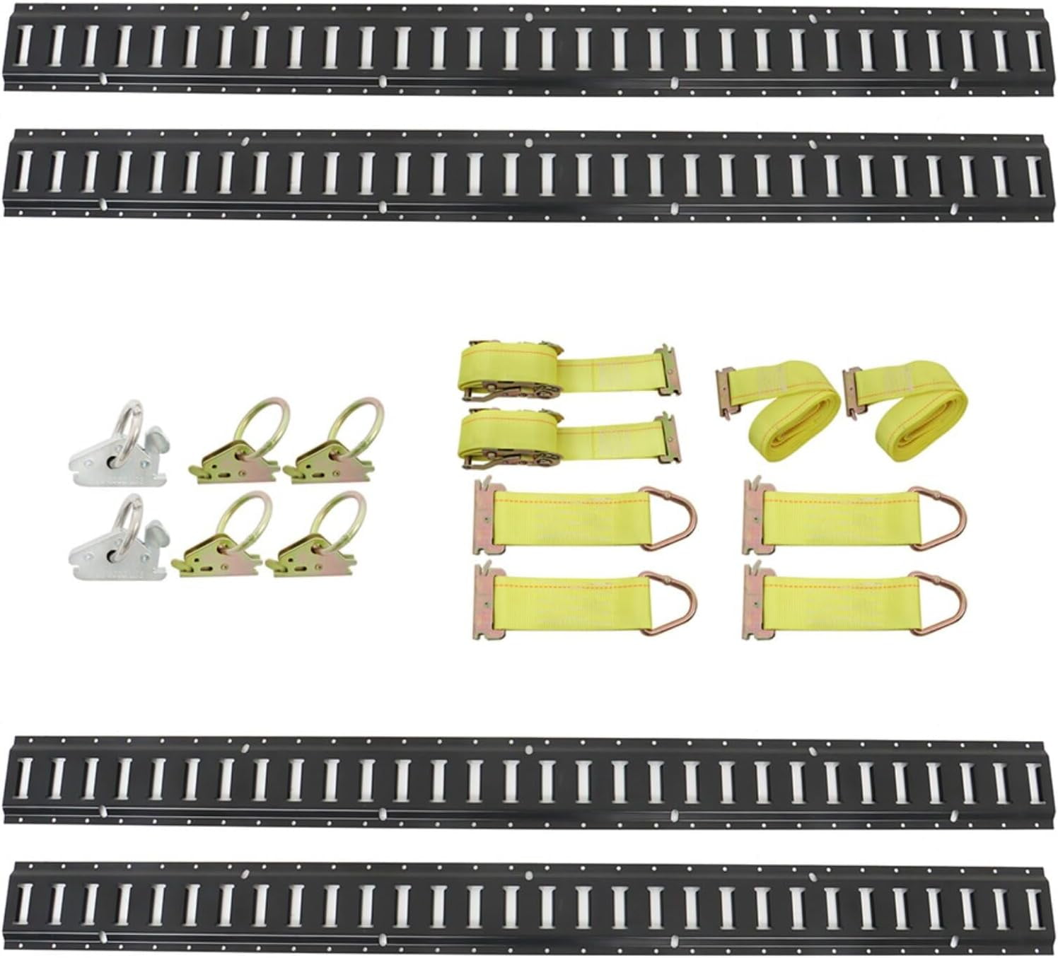 LABLT E Track Rail Tie Down Kit with Accessories Etrack System Starter ...