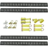 LABLT E Track Rail Tie Down Kit with Accessories Etrack System Starter ...