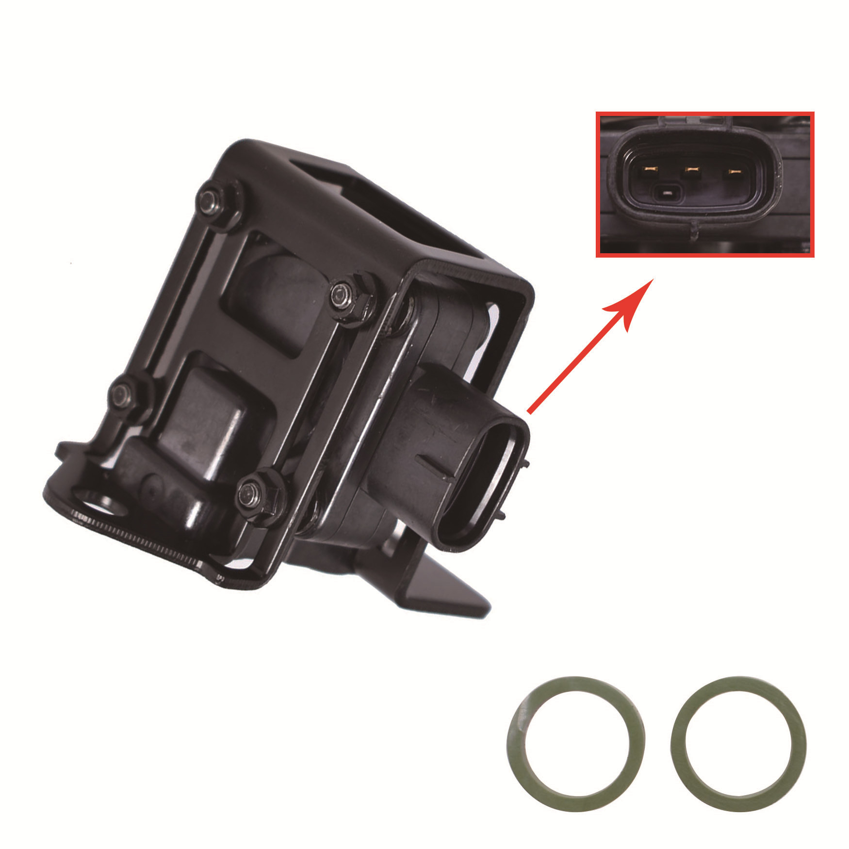 LABLT EGR Engine Differential Pressure Sensor for Cummins ISX 4921728 ...