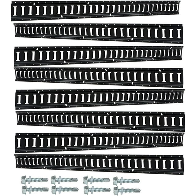 LABLT Eight 5' E Track Tie-Down Rail Powder-Coated Steel Etrack ...