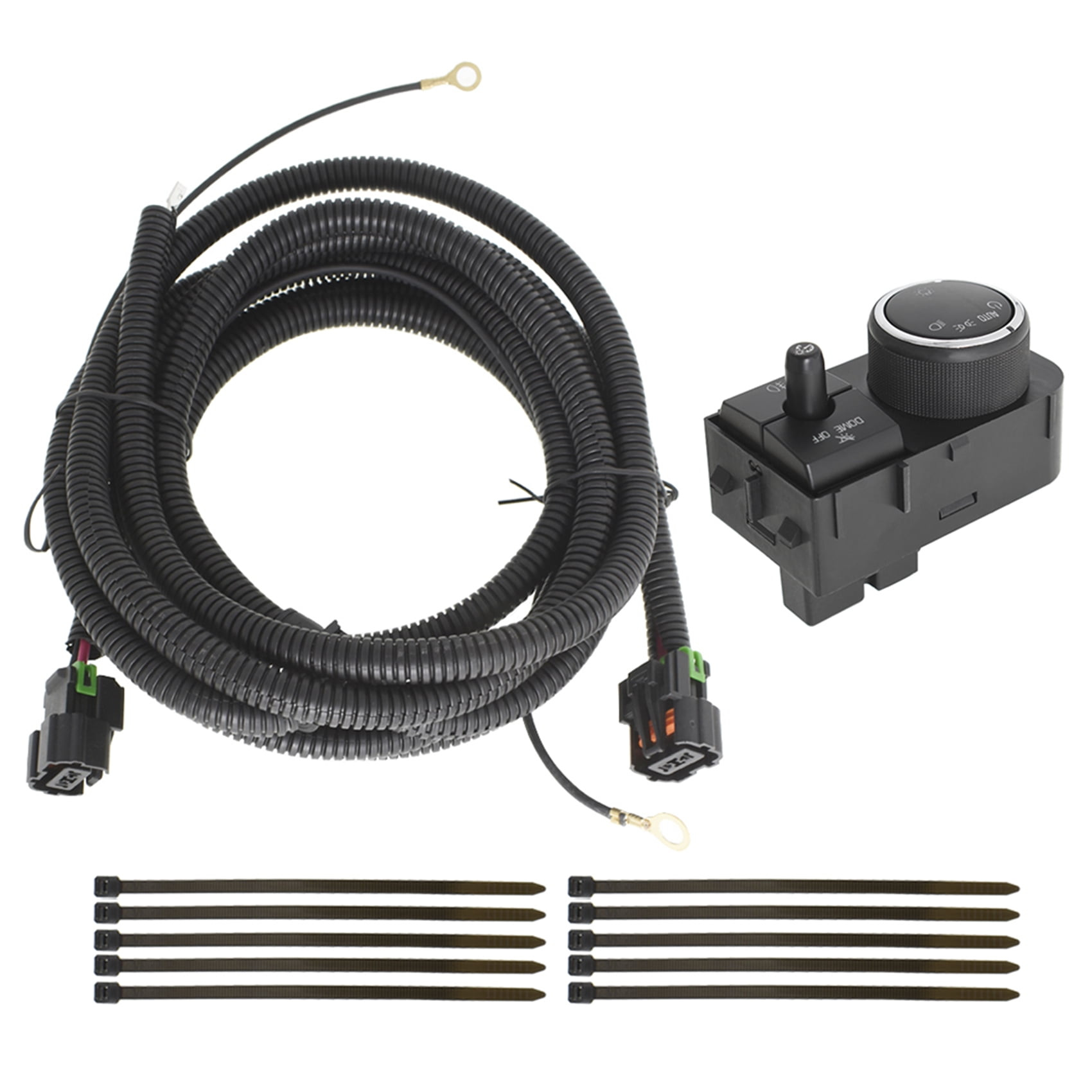 LABLT Fog Light Wiring Harness and Headlight Fog Light Switch ...