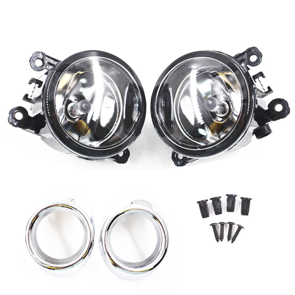 LABLT Fog Lights Assembly Fog Lamp Clear Lens Bumper Lamp Bulbs w ...