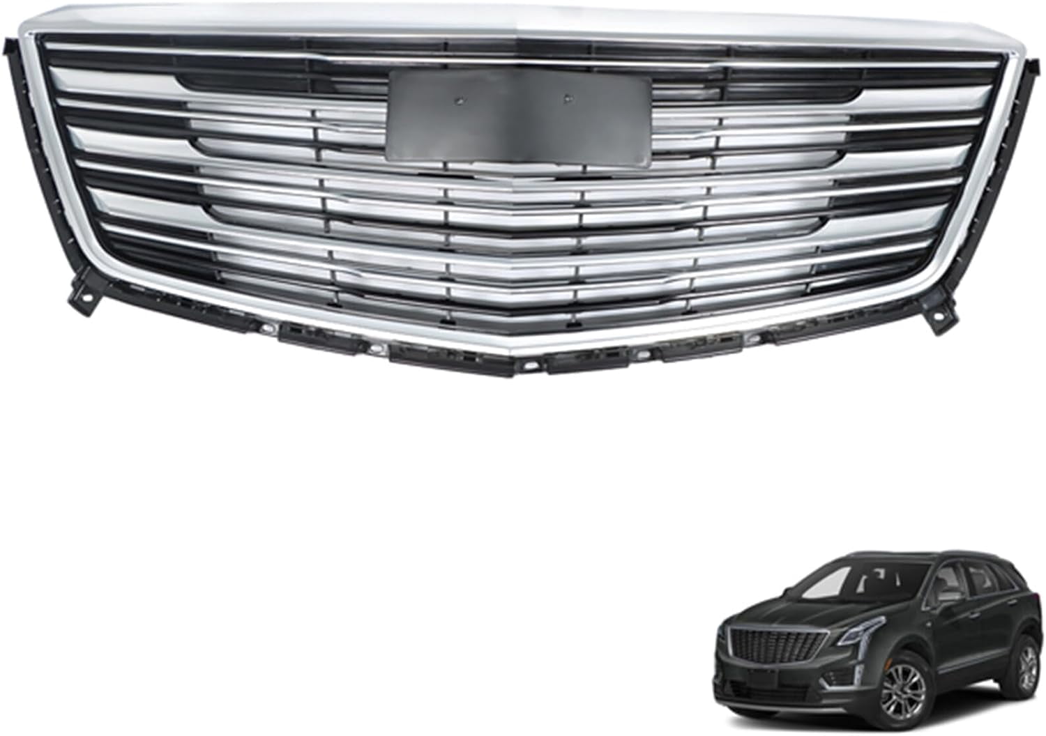 LABLT Front Bumper Upper Grill Grille Replacement for 2017 2018 2019 ...