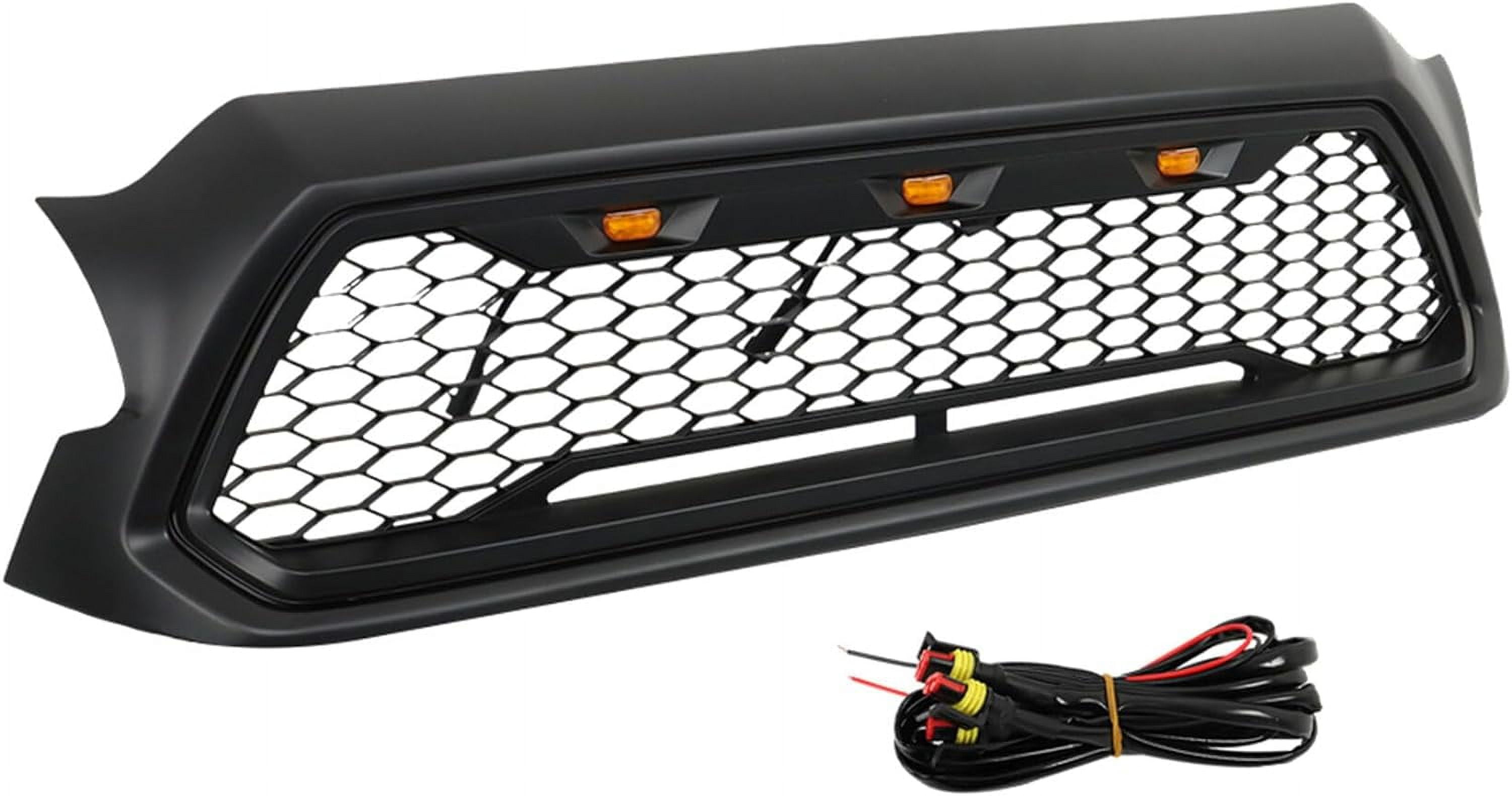 LABLT Front Grille Bumper Grill W/Lights Replacement for 2012-2015 ...
