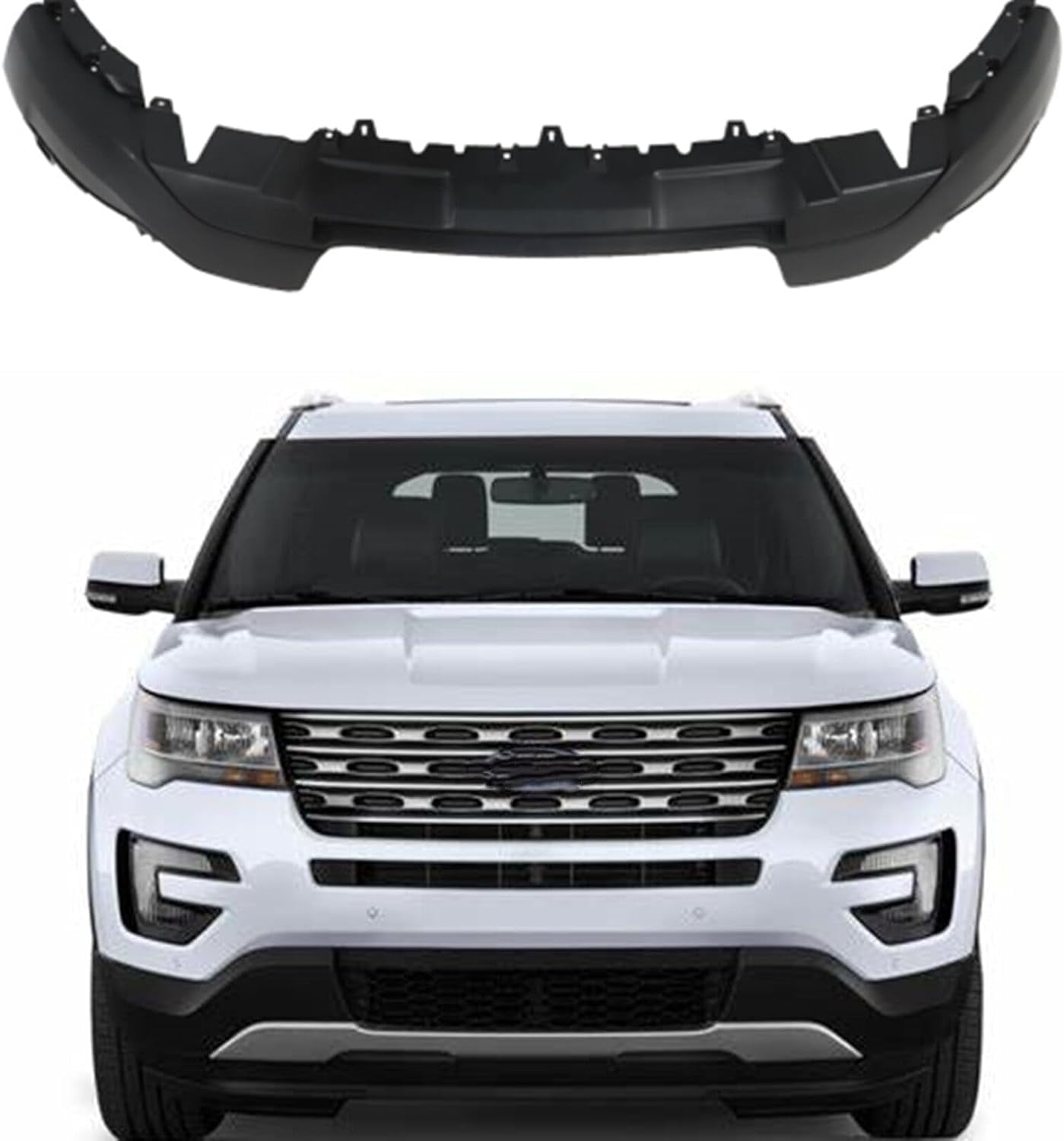 LABLT Front Lower Bumper Cover Primed Replacement for Explorer 2016 ...
