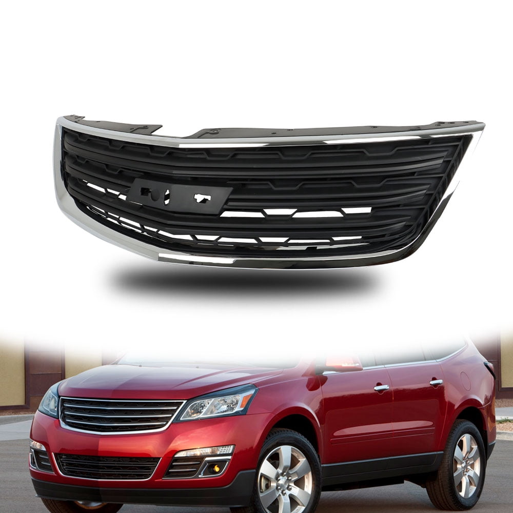 LABLT Front Upper Grille Grill For 2013-2017 Chevrolet Traverse Black ...