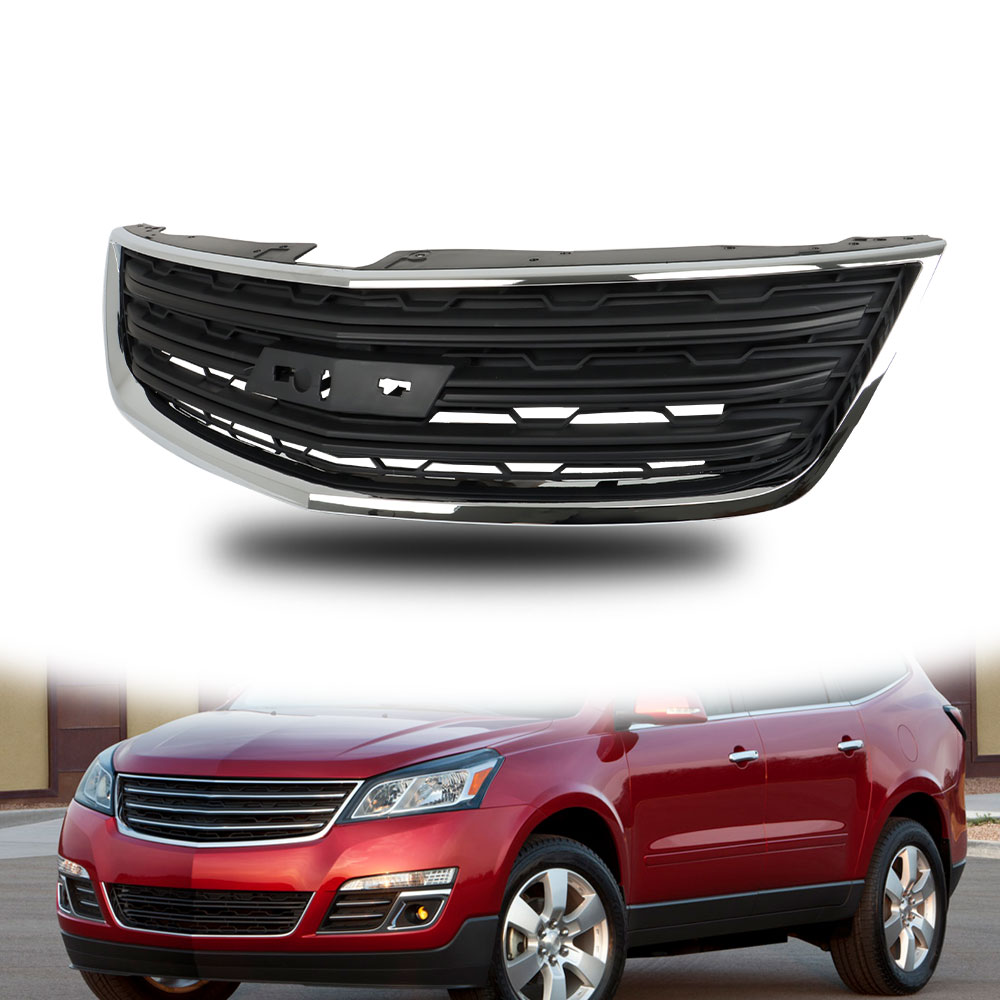 Labwork Front Bumper Upper Grille For 2013-2017 Chevrolet Traverse With ...