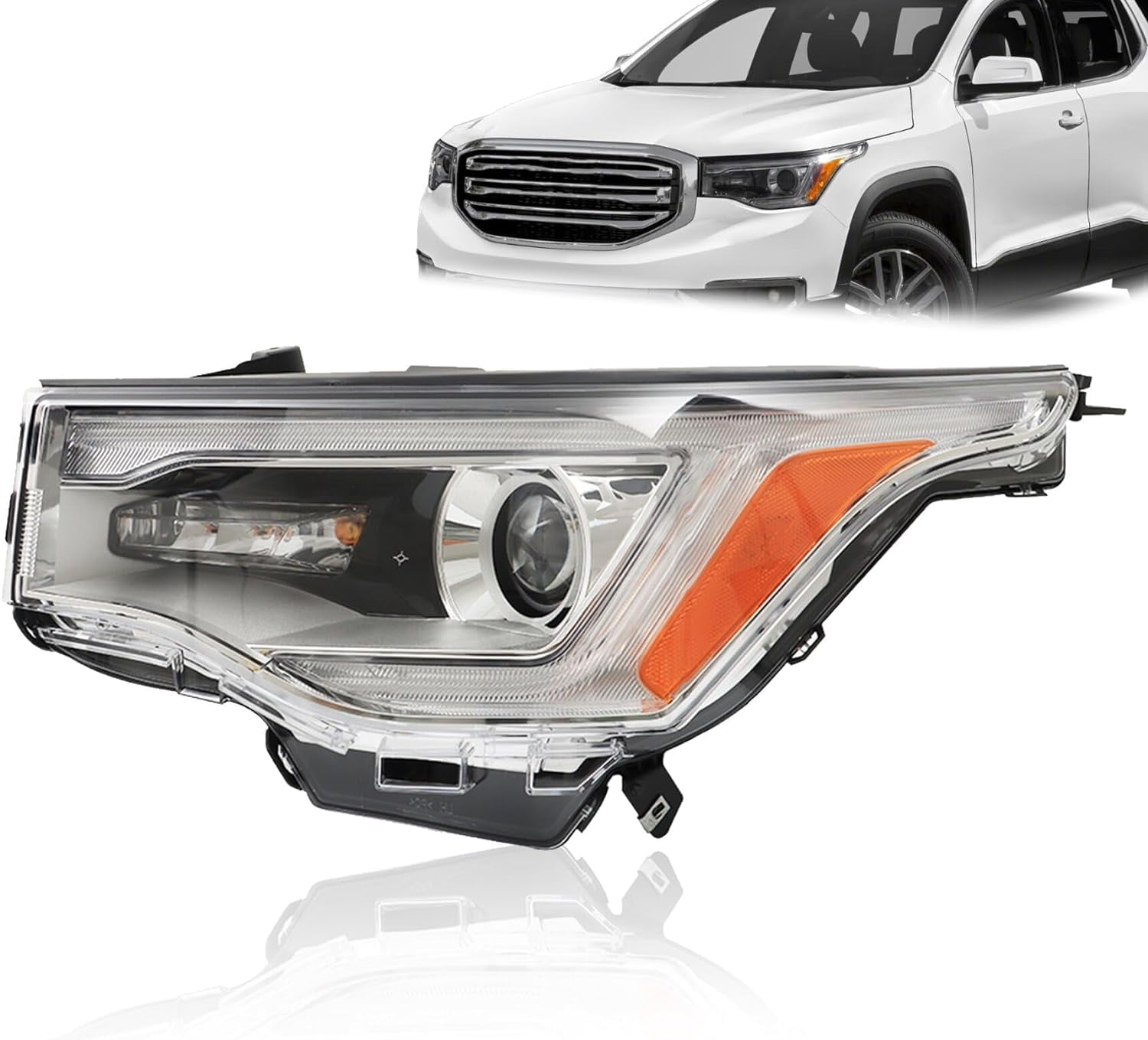 LABLT Headlight Assembly Replacement for 2017 2018 2019 Acadia Headlamp ...