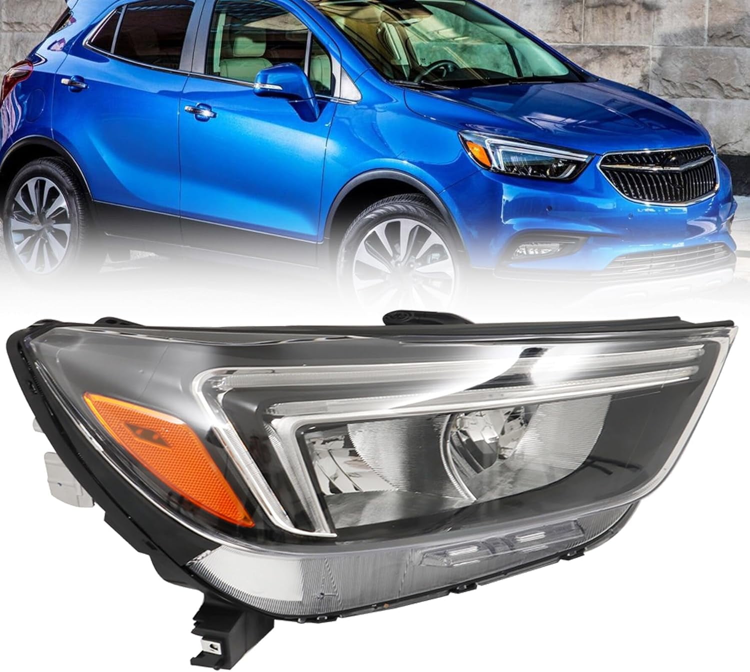 LABLT Headlight Assembly Replacement for 2017-2022 Encore Right ...