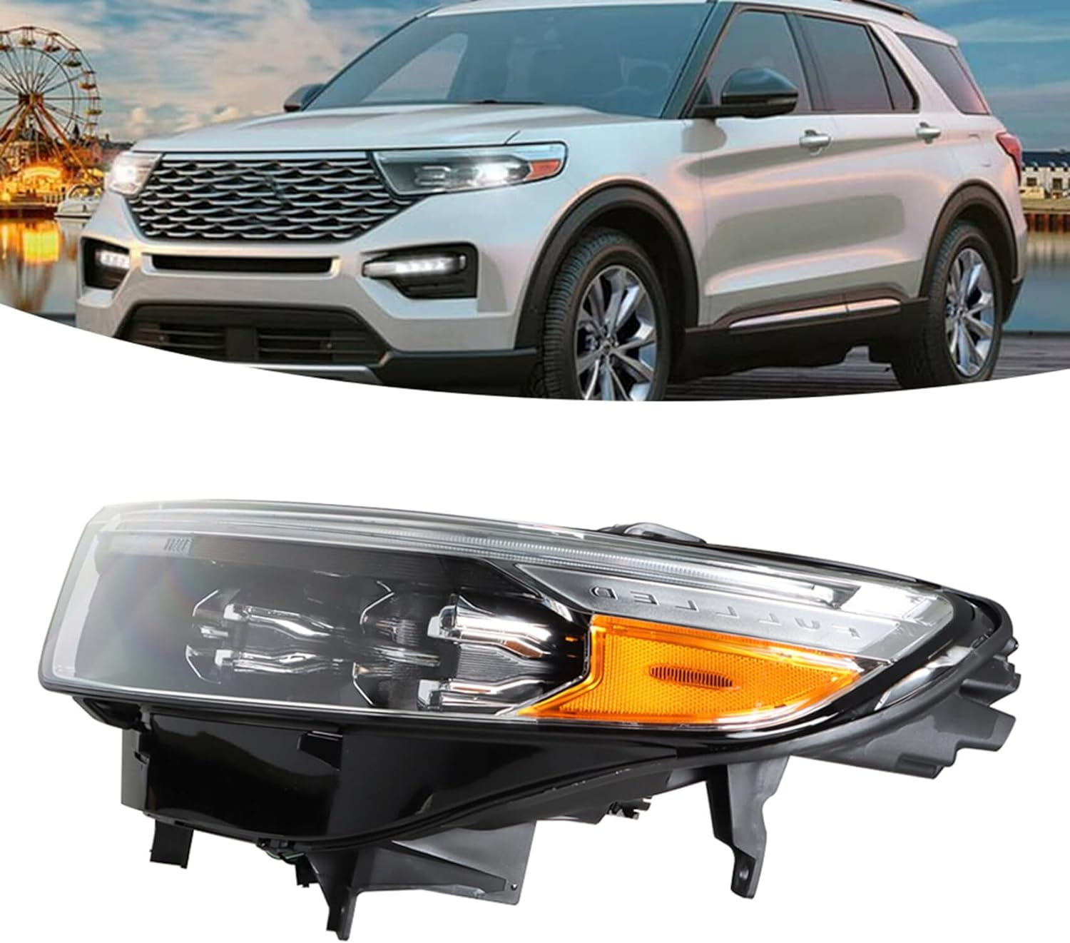 LABLT Headlights Assembly Replacement for 2020-2023 Ford Explorer ...