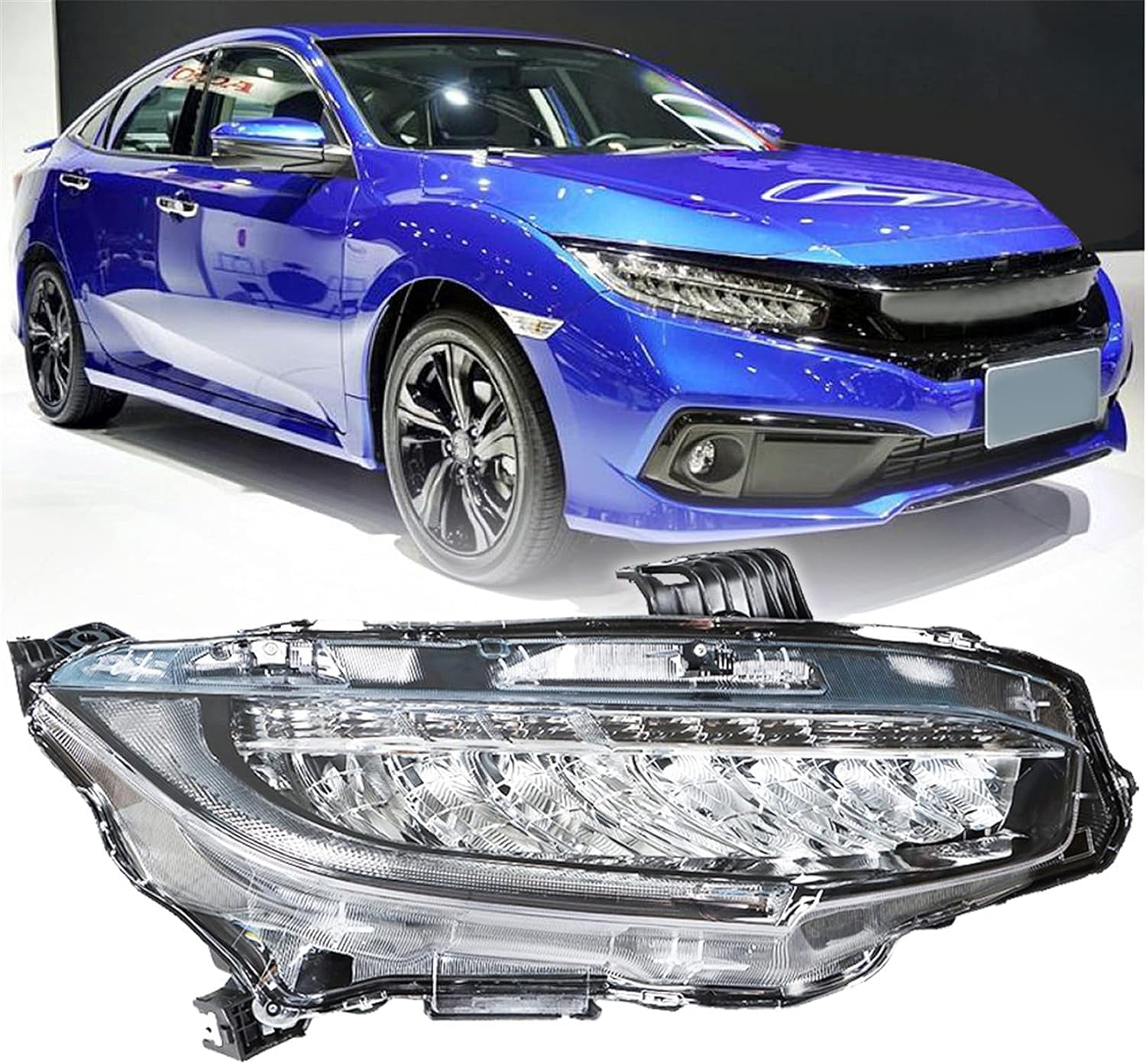 LABLT Headlights Replacement for 2016 2017 2018 2019 Honda Civic ...