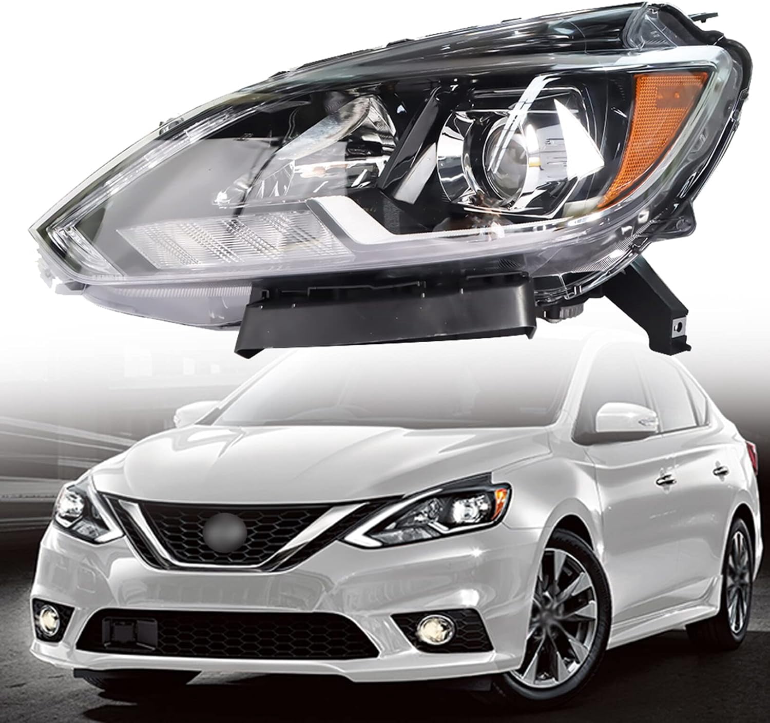 LABLT Headlights Replacement for 2016 2017 2018 Nissan Sentra SL SR ...