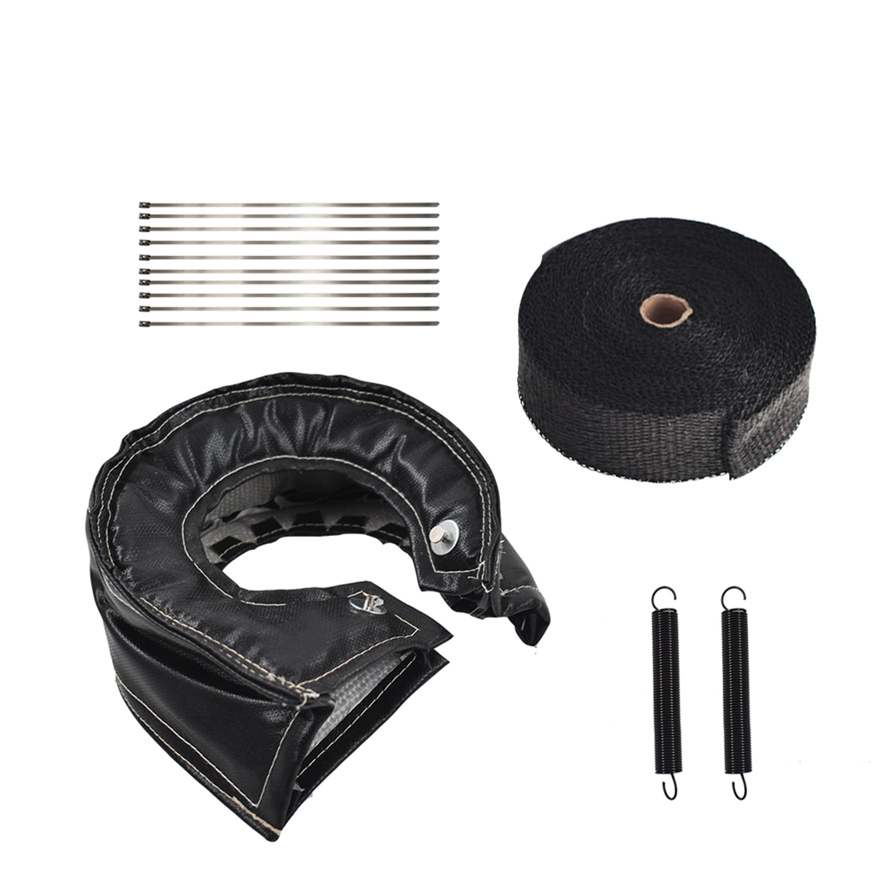 LABLT Heat Shield Blanket Cover T6 Turbo and 2Inch 50FT Exhaust Header ...