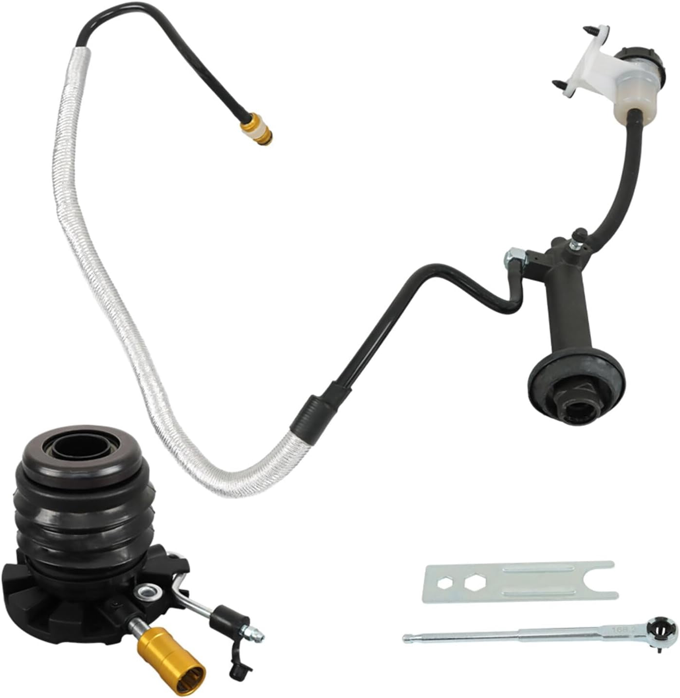 LABLT Hydraulic Clutch Master-Slave Cylinder Assembly Replacement for F ...
