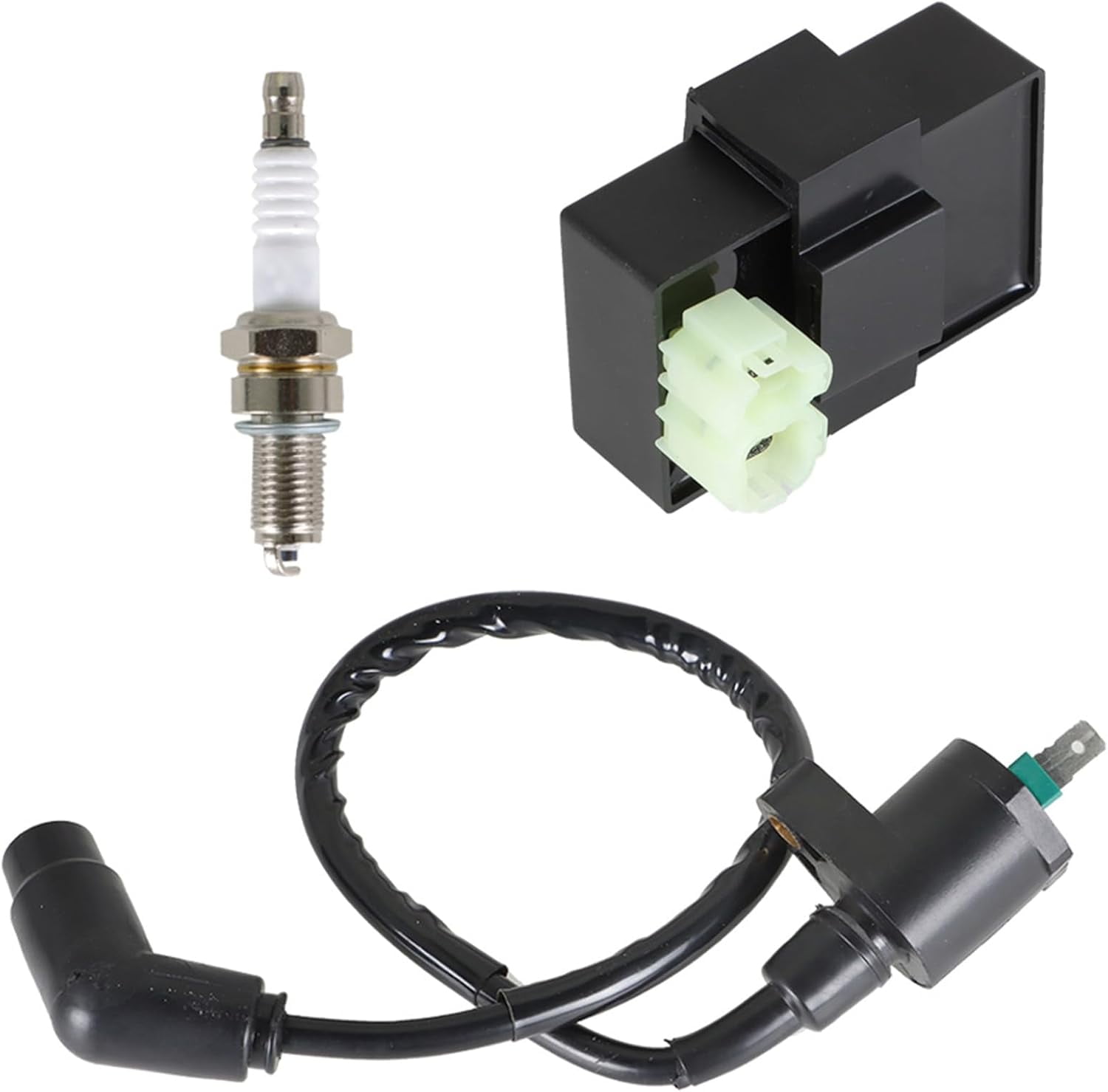 LABLT Ignition Coil Spark Plug CDI Box Replacement for Honda FourTrax ...