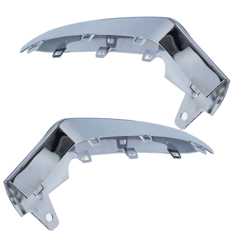 LABLT Left & Right Front Bumper Chrome Trim Molding for Mercedes W212 ...