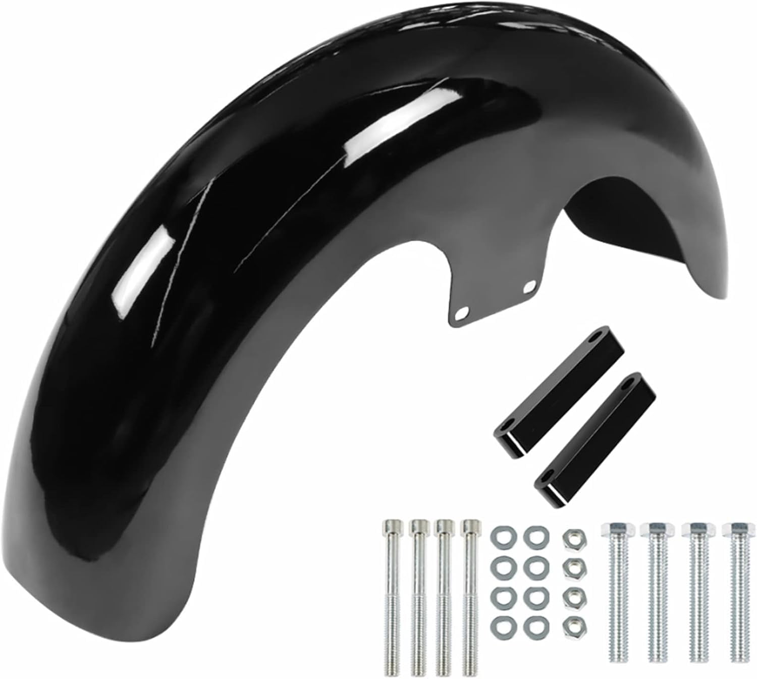LABLT Motorcycle 23 Heavy Duty Steel Front Fender Wrap Fender Kit ...
