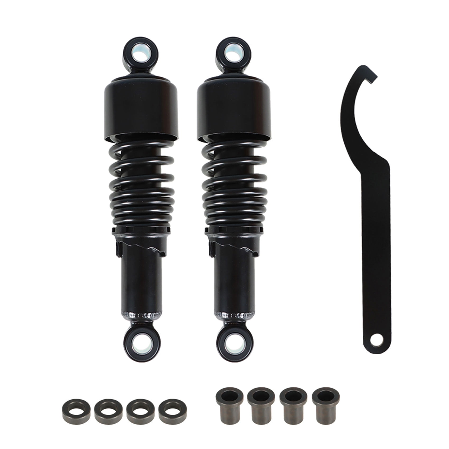 LABLT Motorcycle Rear Shock Absorbers 267mm/10.5in Round Hole Universal ...