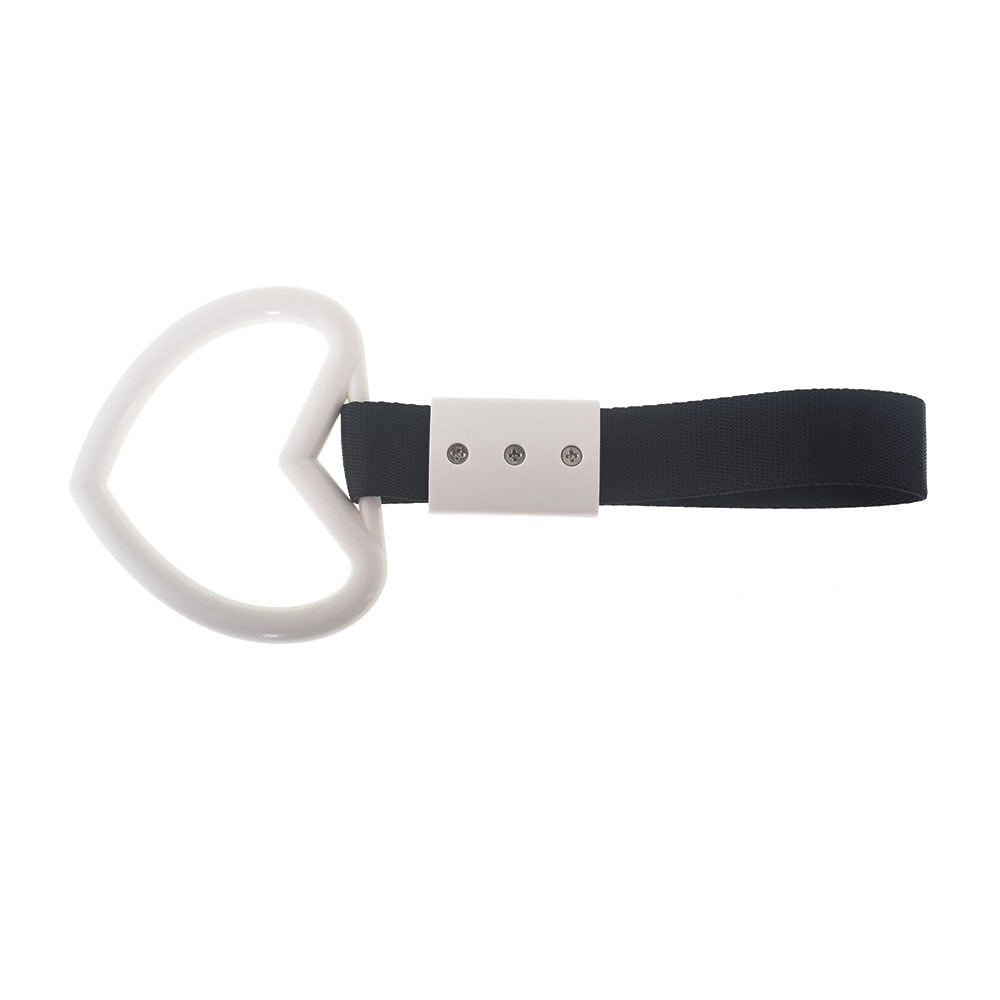LABLT New Heart Jdm Tsurikawa Ring Subway Train Bus Handle Black Strap ...