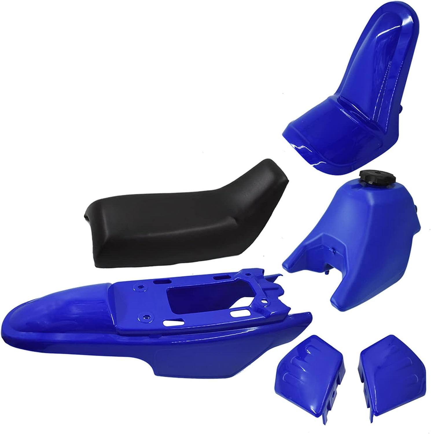 LABLT Plastic Fender Body Seat Gas Tank Kit Replacement for Yamaha PW50 ...
