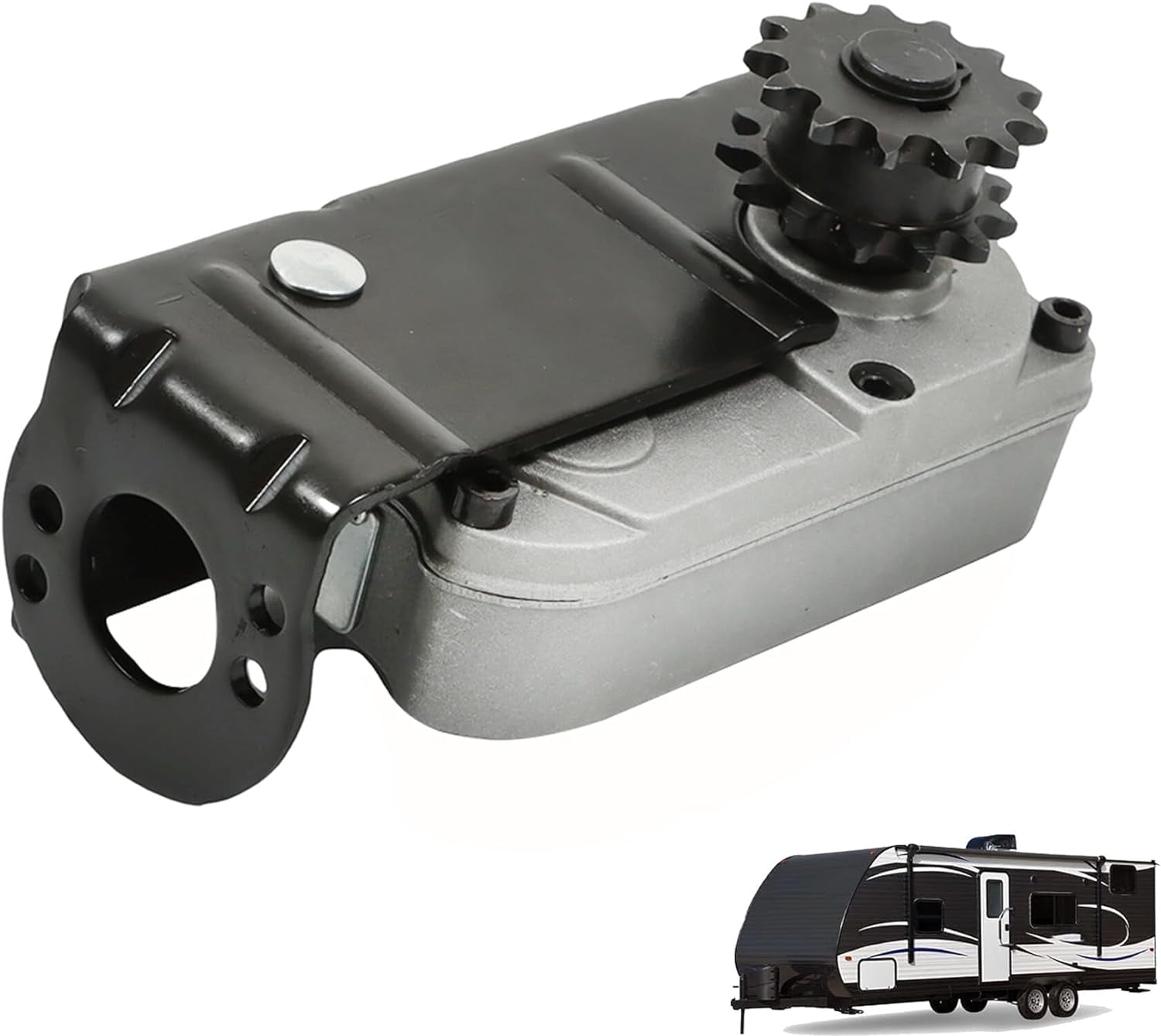 LABLT R25076-1 RV Slide Out Gearbox with Mounting Bracket Replacement for RV Trailer 13 Tooth ...