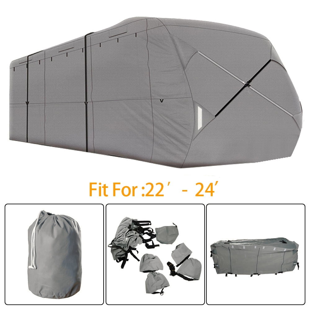 LABLT RV Trailer Cover Waterproof Camper Travel Trailer Cover 4-Ply 22 ...