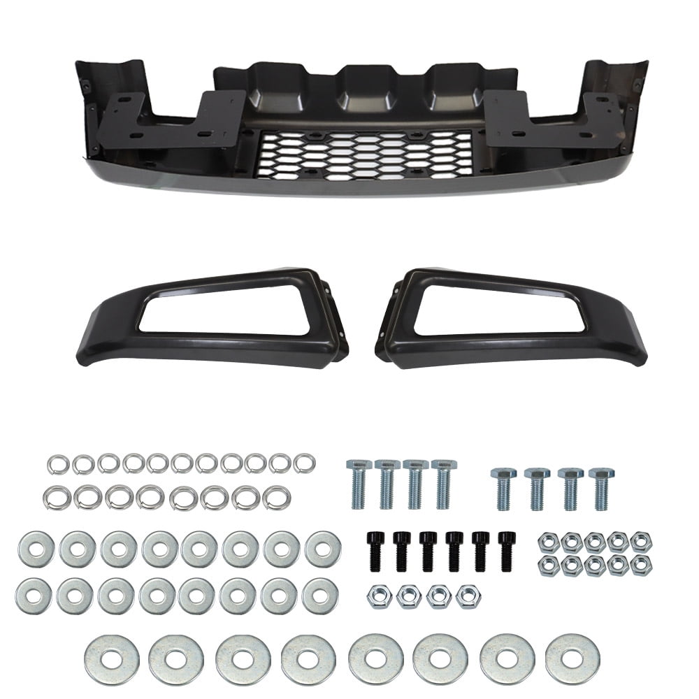 LABLT Raptor Style Front Bumper Assembly Grey Iron Fit For Ford F150 ...