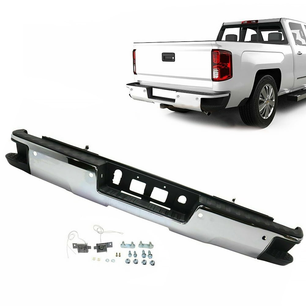 LABLT Rear Bumper Assembly Replacement for 2014-2018 Chevy Silverado ...