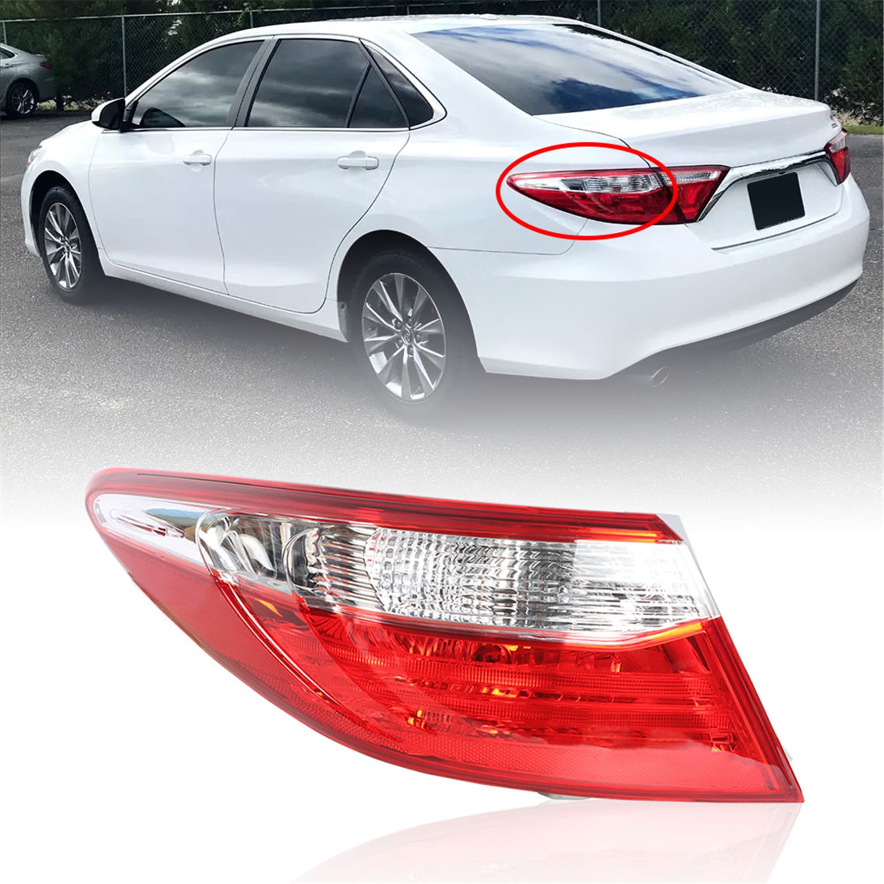 LABLT Rear Left Tail Light Brake Lamp Assembly Replacement for 2015 ...