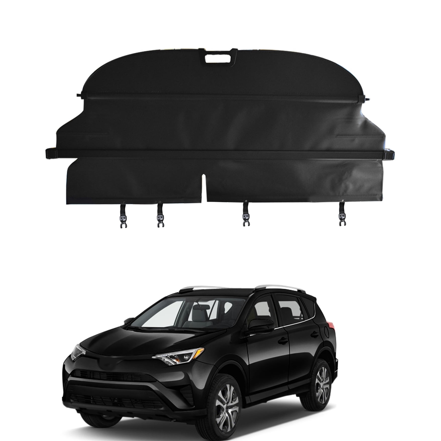 LABLT Retractable Trunk Cargo Cover Luggage Tonneau Security Shade ...
