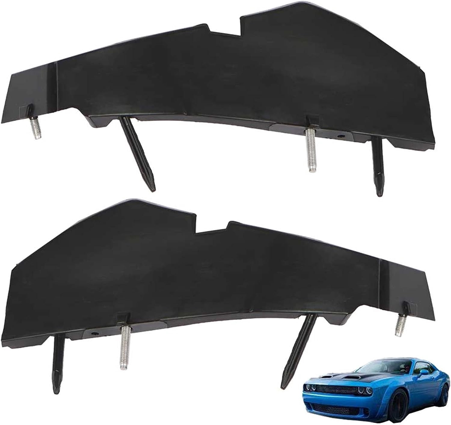 LABLT Right Left Side Front Fascia Bumper Bracket Black Replacement for ...