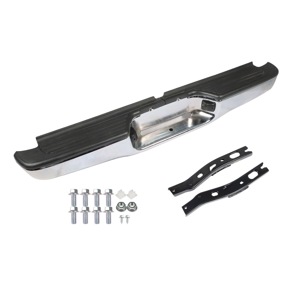 LABLT Stainless Steel Rear Step Bumper Face Bar Chrome Finishi Fit for ...