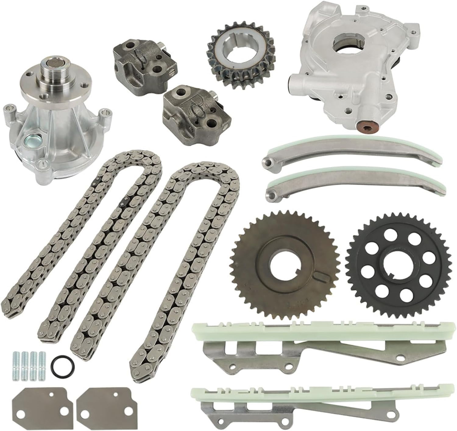 LABLT Timing Chain Kit Oil Pump Water Pump Replacement for F150 E150 ...