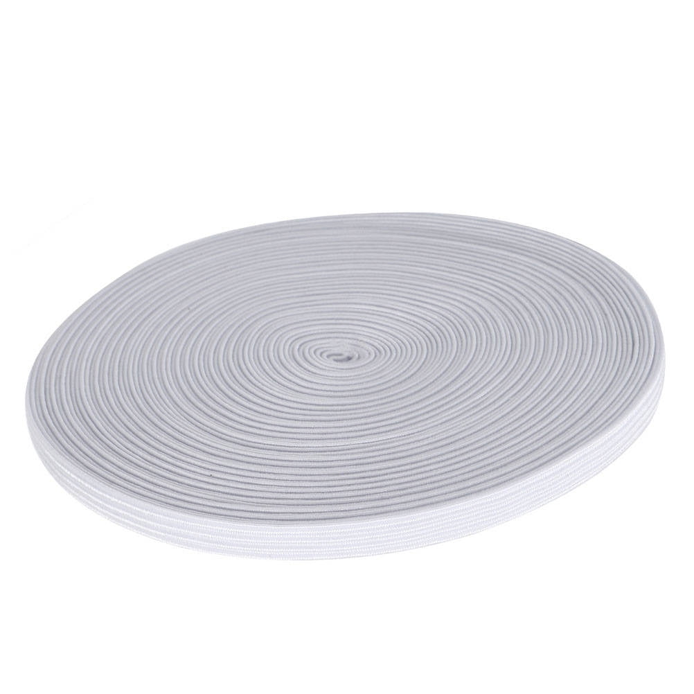 LABRIMP 1 Roll White Flat Elastic Band for Sewing Clothes Garment ...