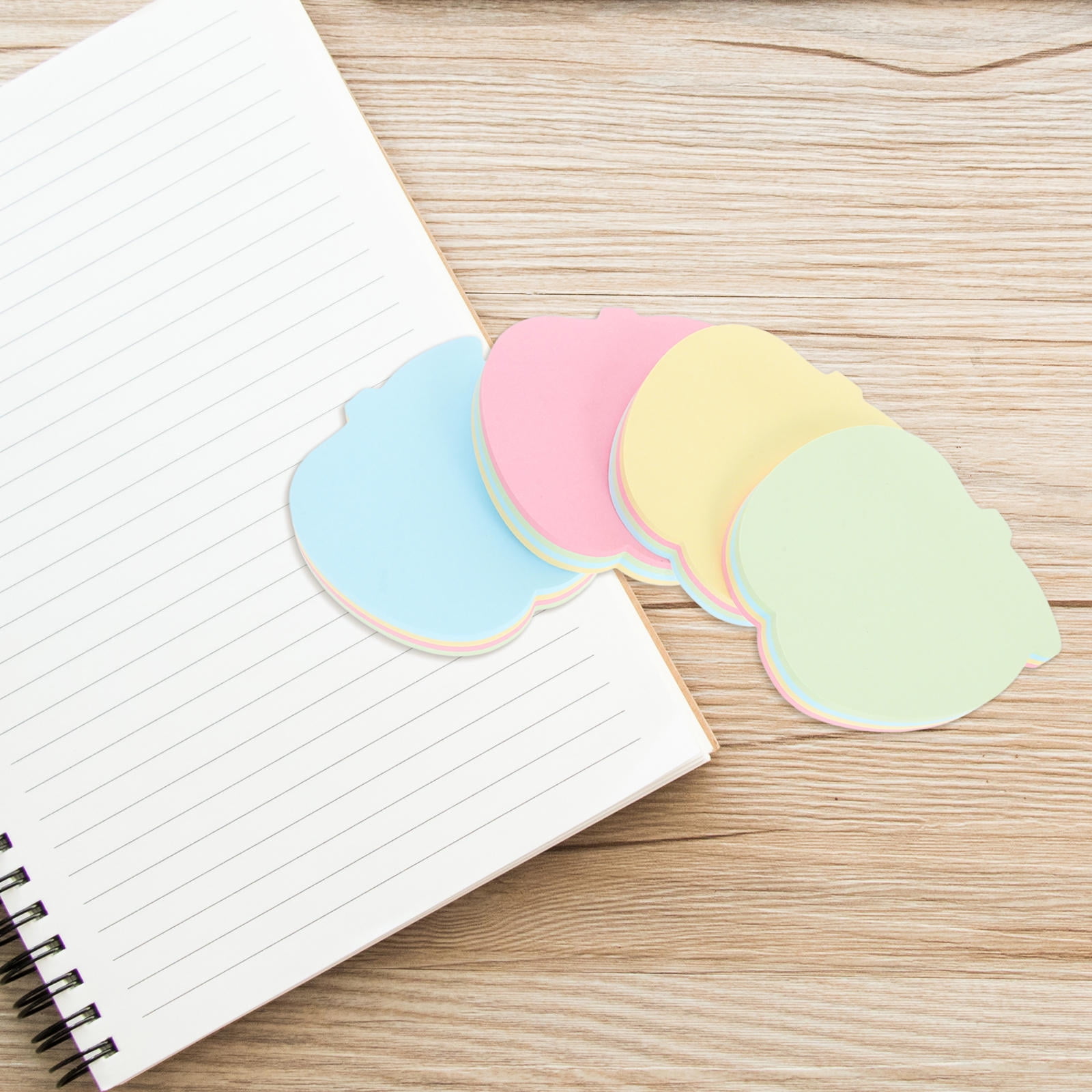 LABRIMP 10 Packs Portable Cartoon Self-Stick Memo Pads Paper Material ...