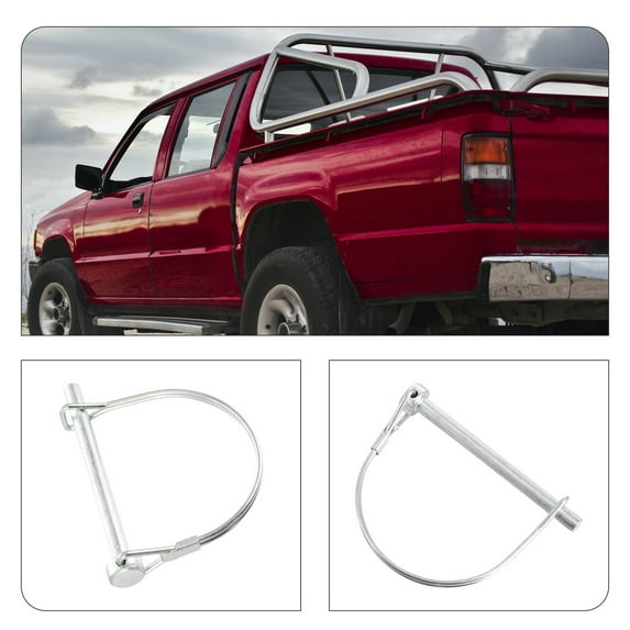 LABRIMP 10Pcs Carbon Steel Locking Pin for Spring-Loaded Latch Silver ...