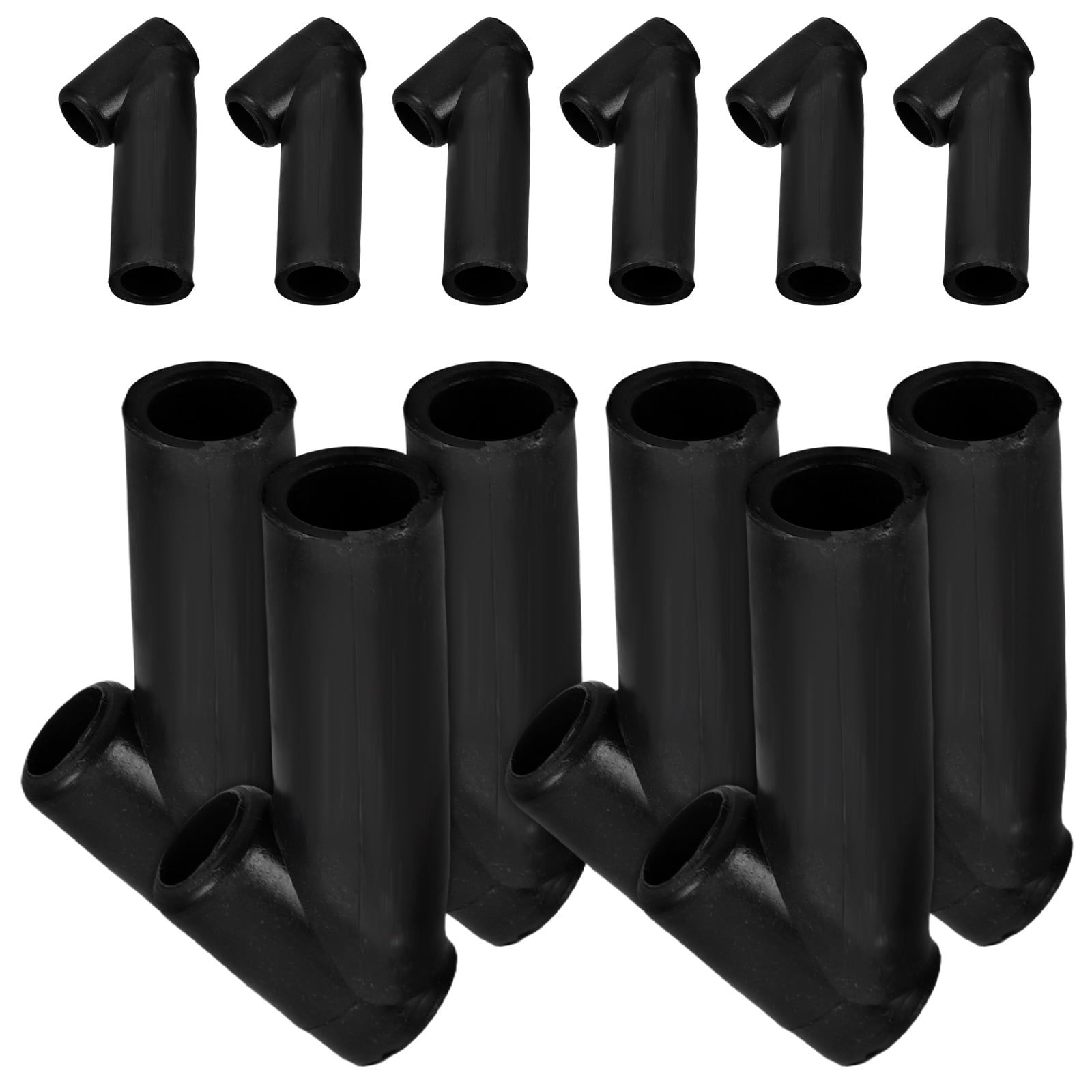 LABRIMP 12Pcs Kite Parts Black Plastic Three-Way Connectors for Diy ...