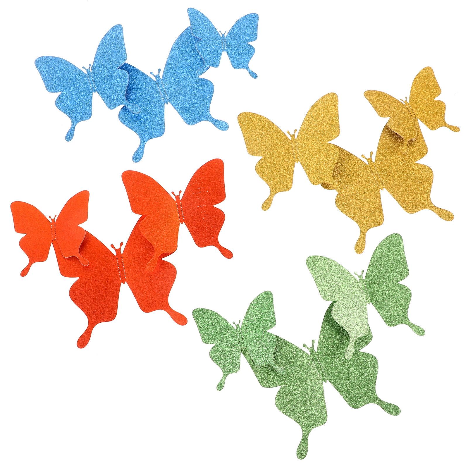 LABRIMP 12Pcs PVC Butterflies Wall Decors for Classroom Decorations 3 ...