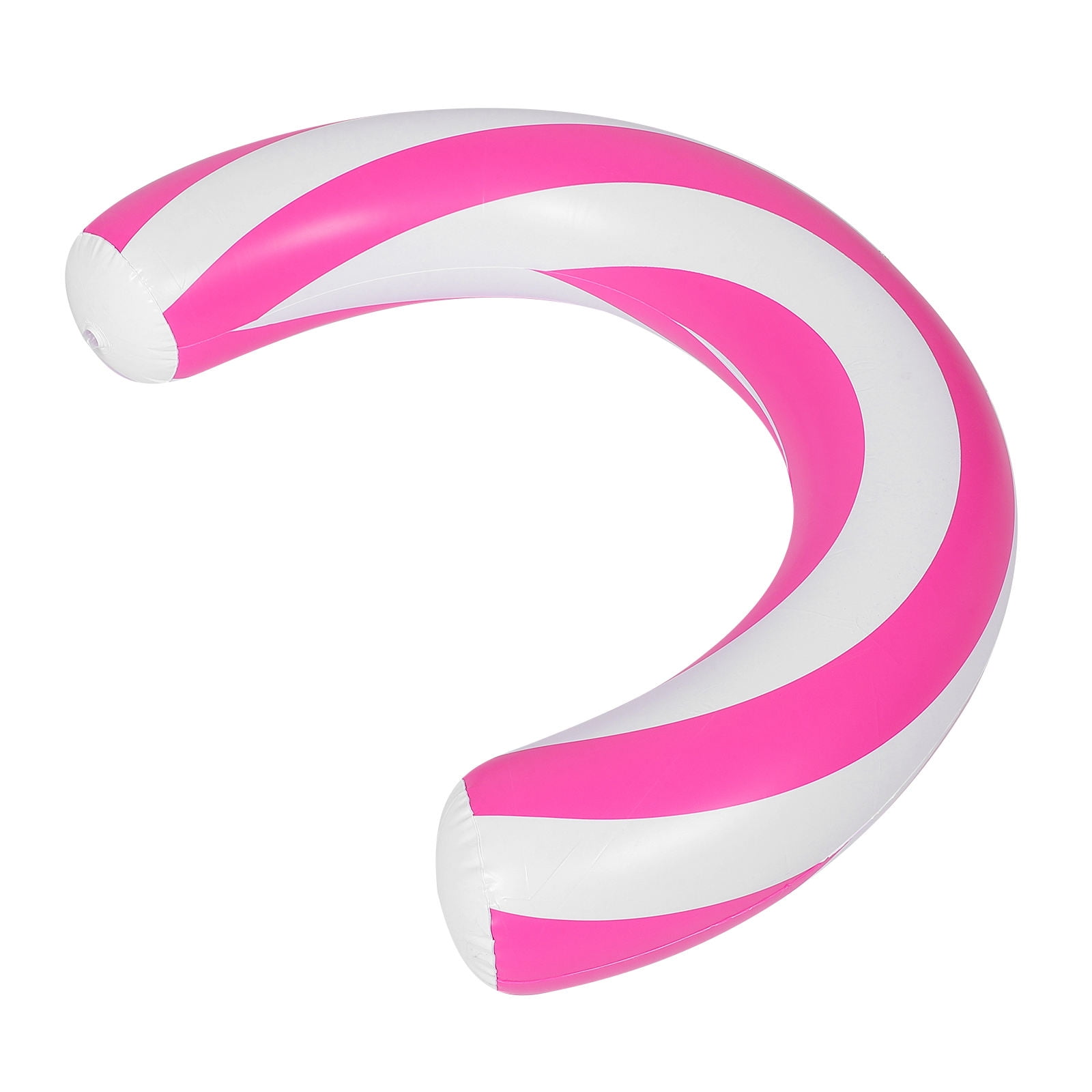 LABRIMP 1Pcs Inflatable Curved Pool Noodle Pink PVC Floating Swimming ...