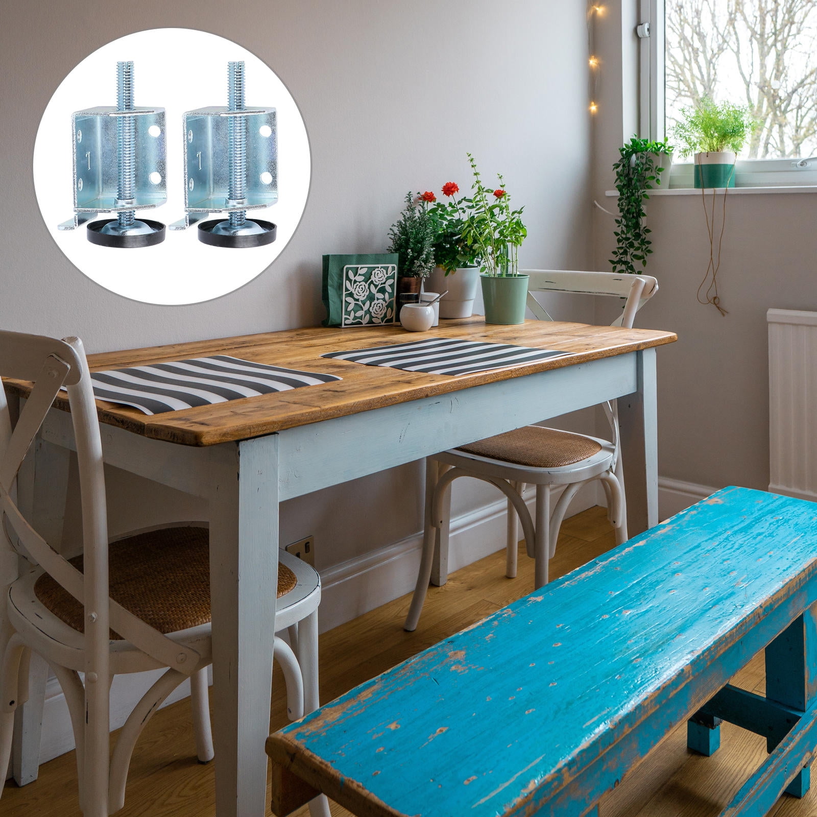 LABRIMP 2 Pairs Leveling Feet for Furniture with Multi-Use Function ...