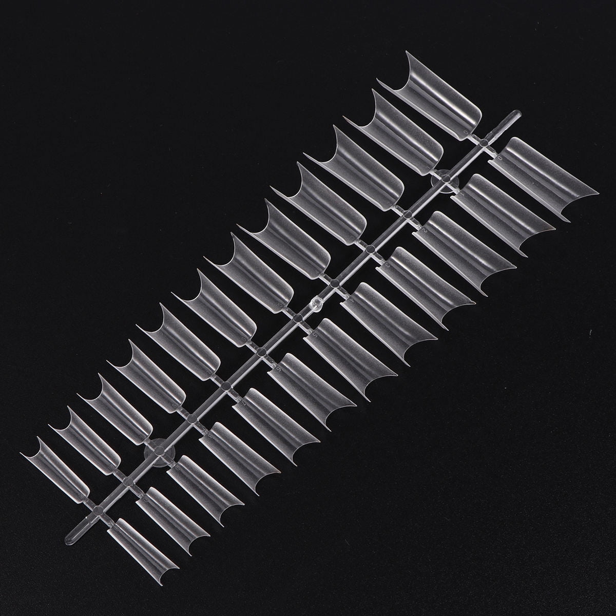 LABRIMP 240Pack Short Square Fake Nails Clear Full Cover False Nails ...