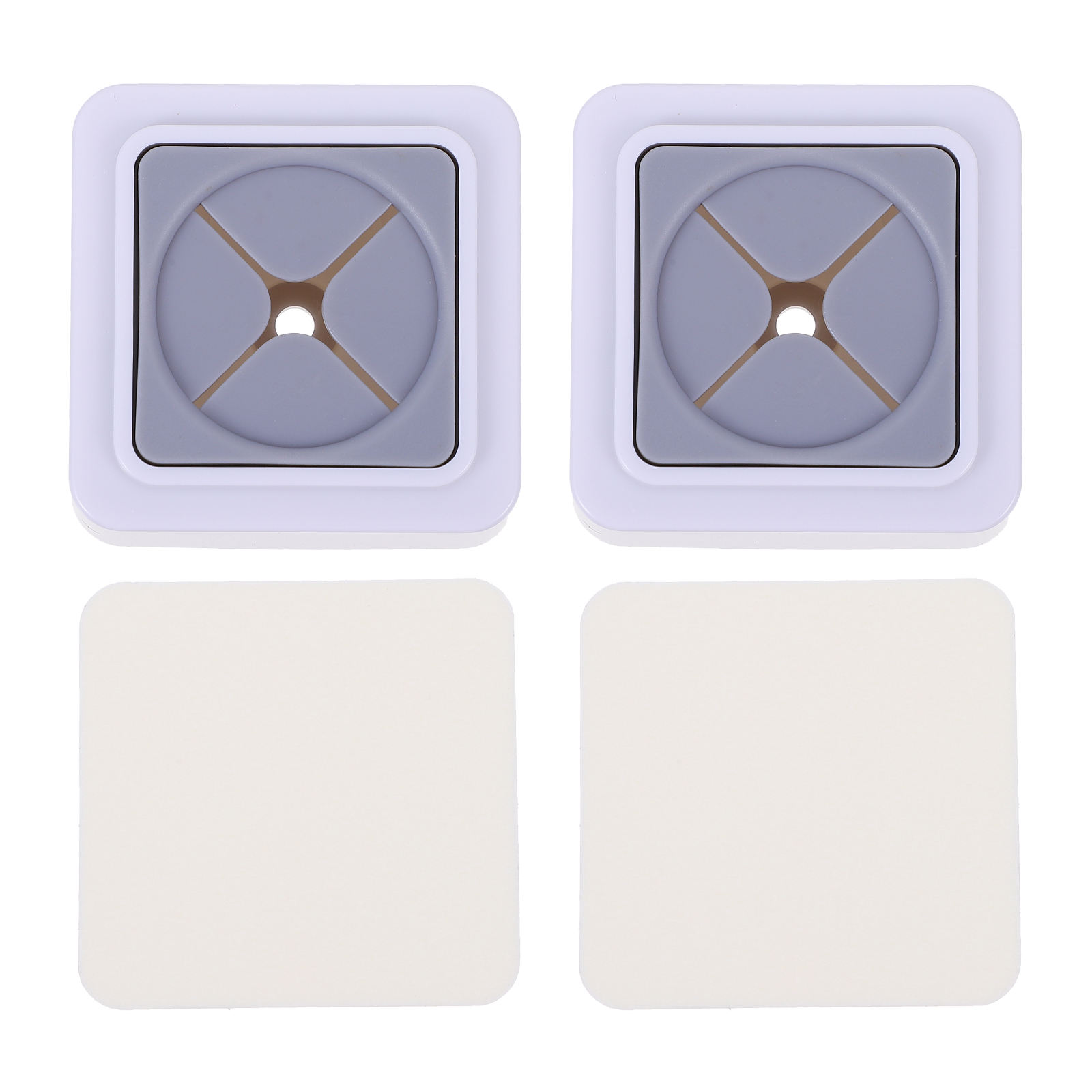 LABRIMP 2Pack Bathroom Towel Hook in White ABS with Adhesive Backing ...