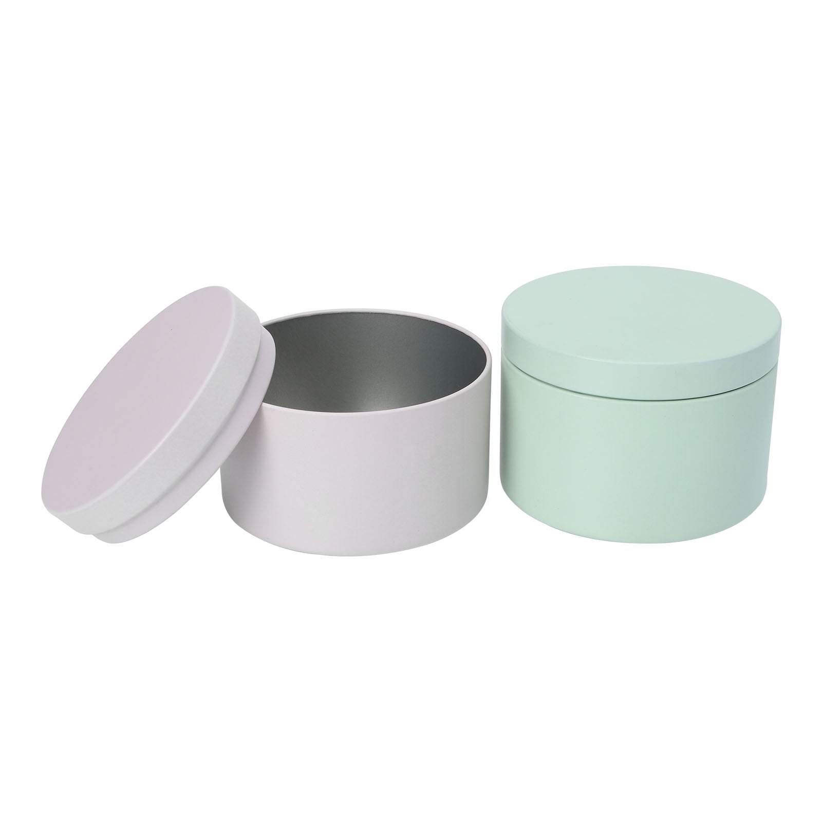 LABRIMP 2Pcs Tinplate Can Box for Snacks and Jewelry Multi-purpose ...