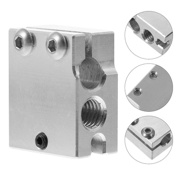 LABRIMP 3D Printer Heat Block 1Pack Thermal Conductivity Silver ...