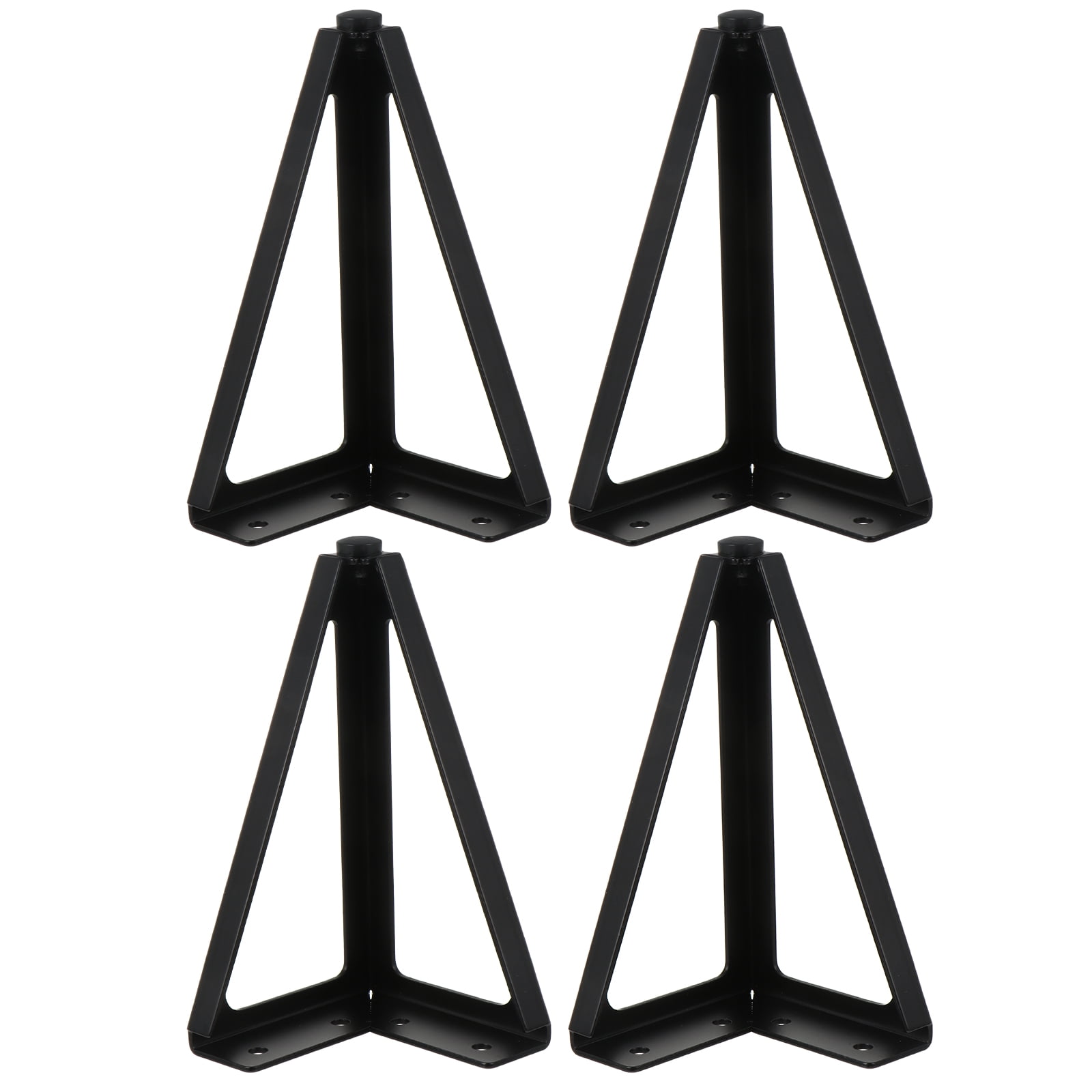 LABRIMP 3Set Black Iron Metal Legs for Furniture Support 15X8CM Simple ...
