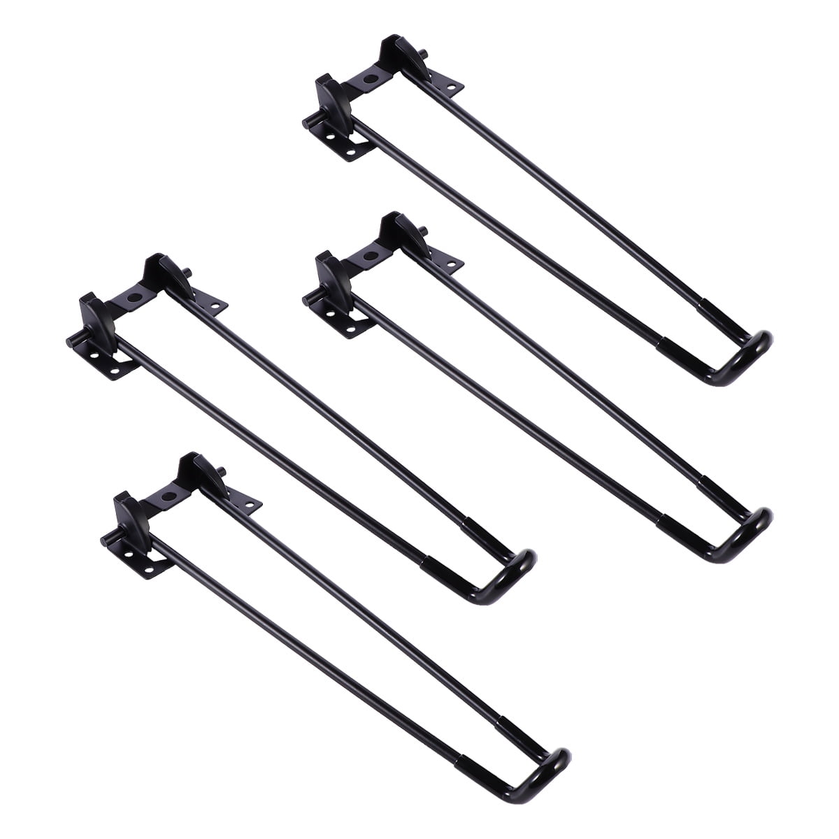 LABRIMP 4Pcs Table Leg Brackets Black Folding Support Industrial Grade ...