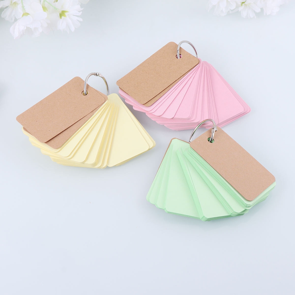 LABRIMP 6Pcs Refillable Notepads for Students Pink Memo Notepad 8.80X5 ...