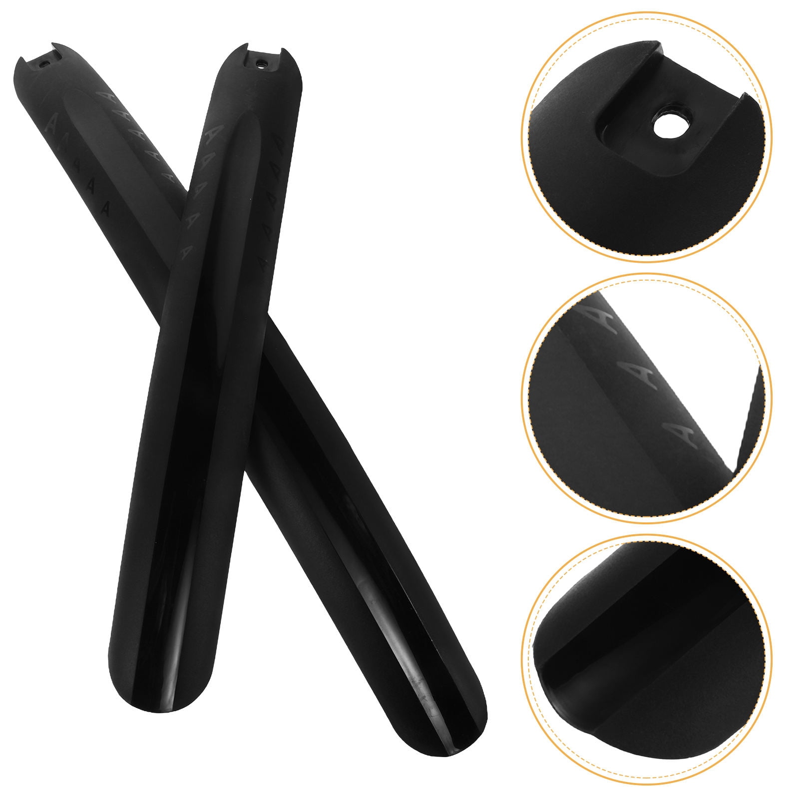 LABRIMP Bicycle 1 Set Cycling Mud Guard Black Plastic for Road Bikes 34 ...